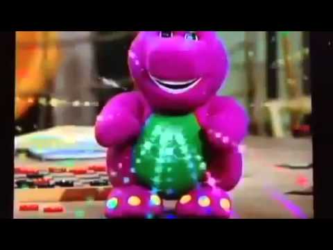 Barney comes to life (A Splash, Party Please!) - YouTube