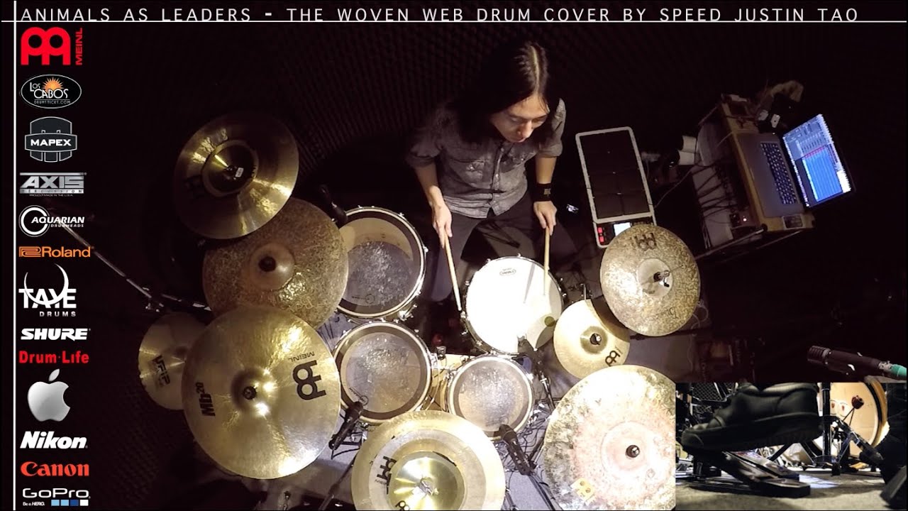 Animals As Leaders The Woven Web Drum Cover By Speed Justin Tao - YouTube