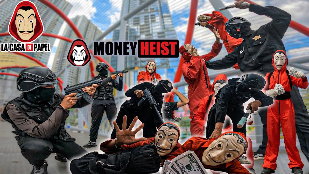 PARKOUR MONEY HEIST #1 vs POLICE - YouTube