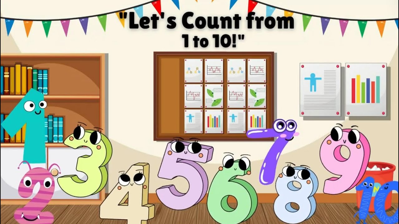 Sing Along to Counting 1 10! Fun Toddler Learning Video Engaging - YouTube