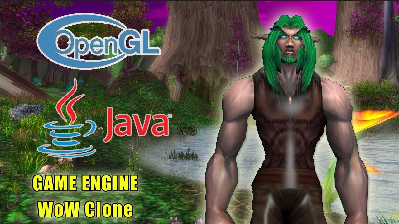 WoW clone OpenGL - Java game engine / Editor. Flyby. - YouTube