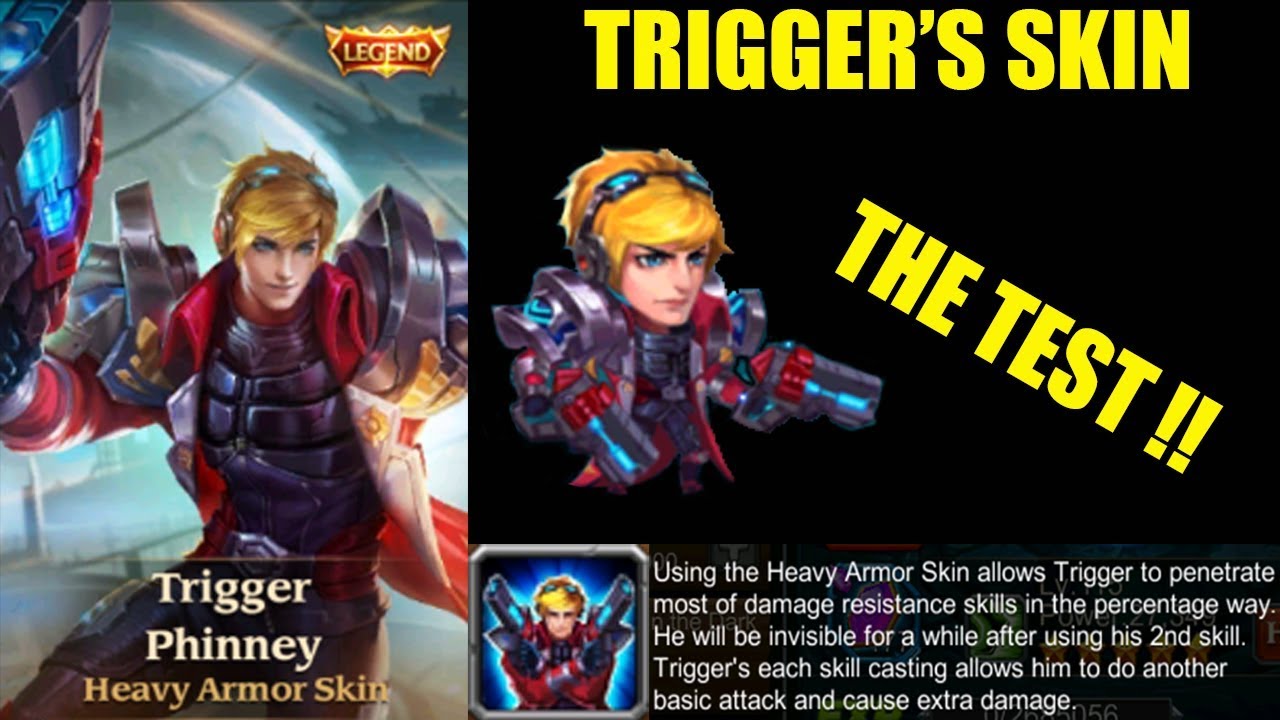 Heroes Charge : Trigger's Skin : The TEST !!! - YouTube
