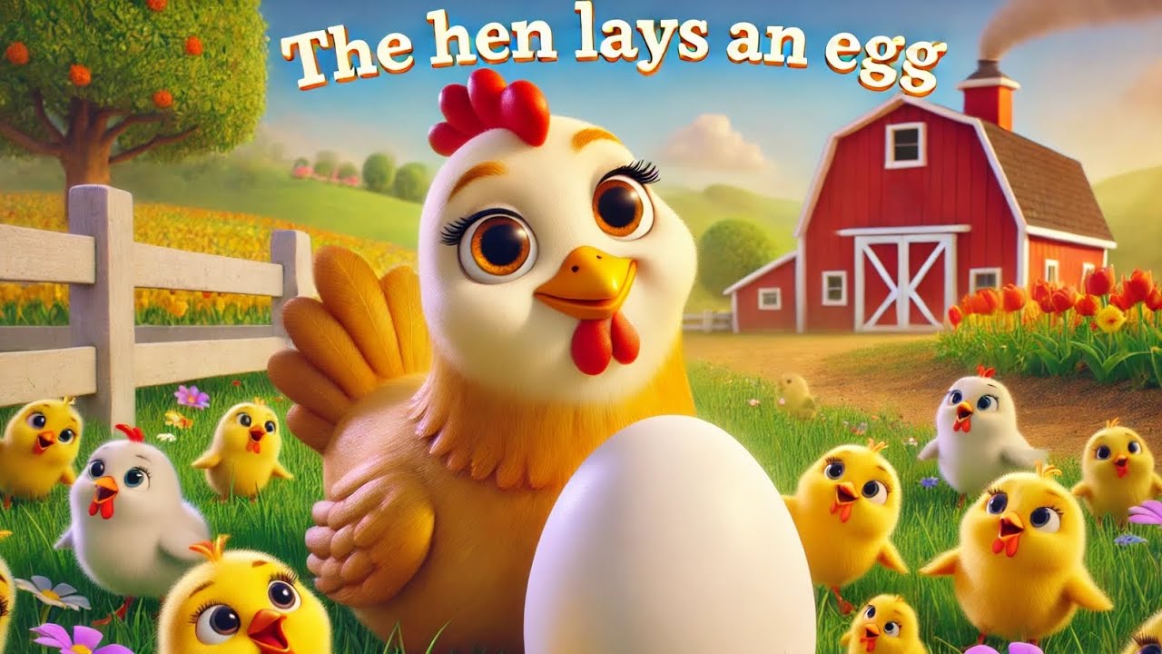 🐔🥚 The Hen Lays an Egg | A Cute Animated Farm Story! 🌞🎶 - YouTube