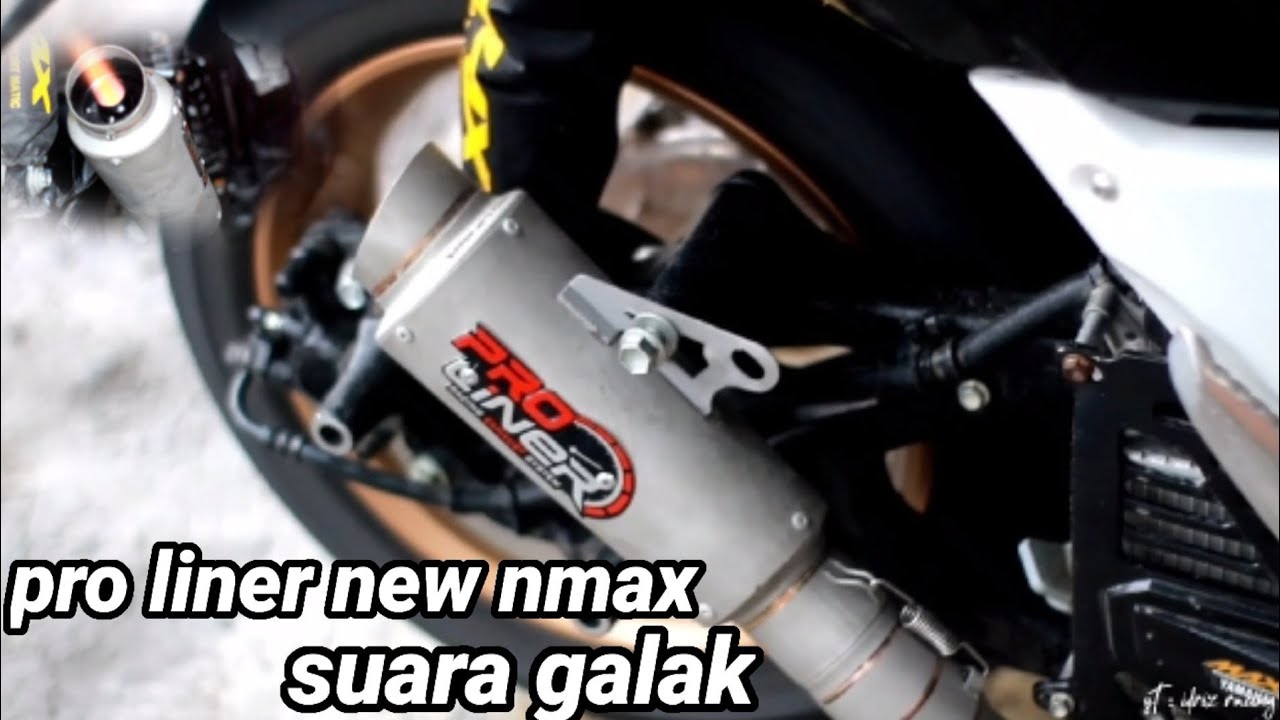knalpot racing proliner nmax new - YouTube