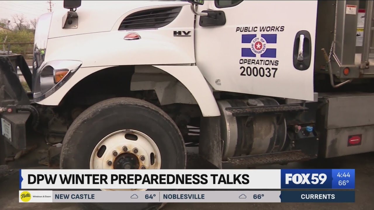 Indy DPW discusses winter preparedness plans - YouTube
