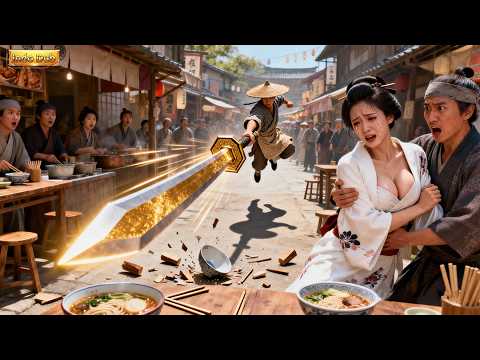 Koki pasar yang diremehkan ternyata pendekar pedang terkuat, sekali tebas selamatkan istri!