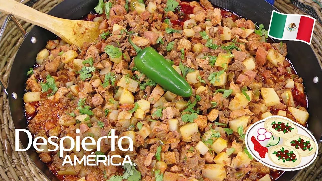 Receta de la tradicional 'discada mexicana' de bistec, chorizo y tocino ...