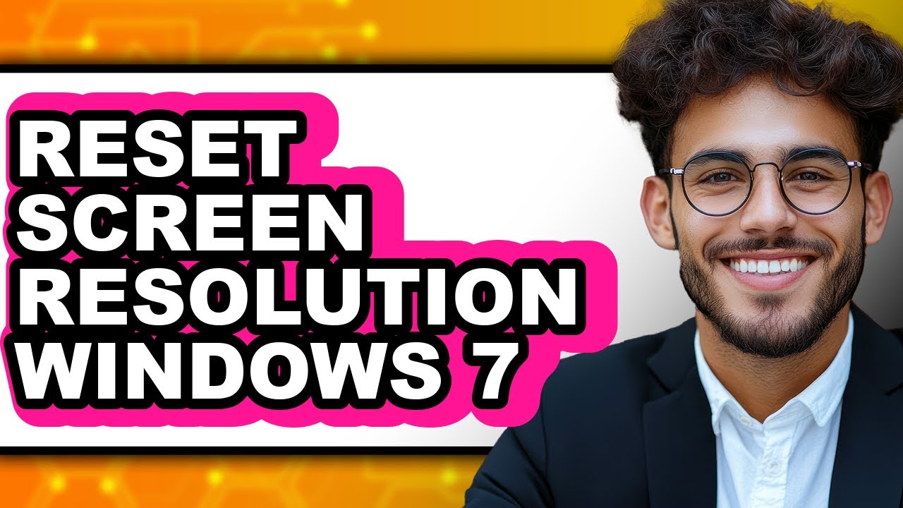 How to Reset Screen Resolution Windows 7 - Step by Step - YouTube