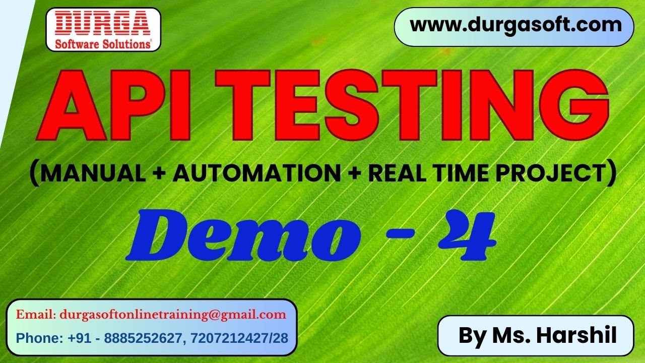 Api Testing Tutorials Demo 4 By Ms Harshil On 21 02 2025 7pm