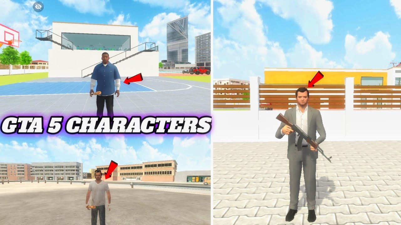 Kaise लें GTA 5 के Characters 🥳 in Indian Theft Auto Simulators 😍 And ...
