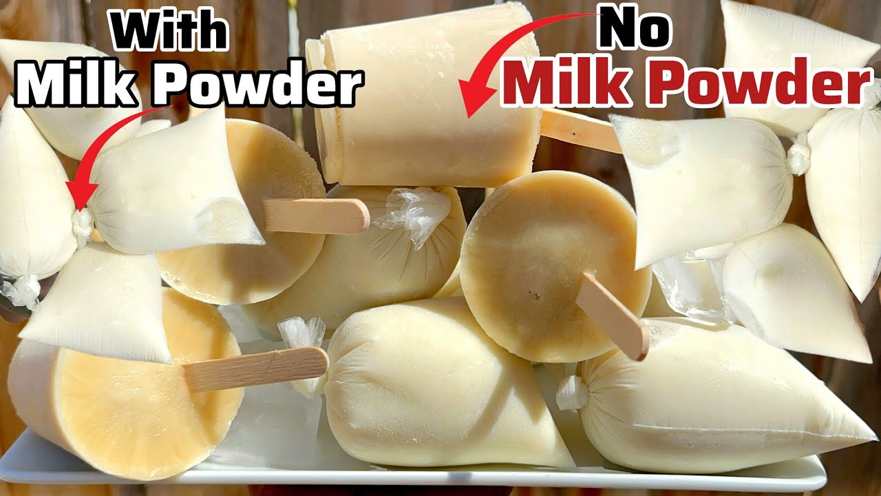 Ghana ice cream recipe/ how to make ice cream at home/ Abele Walls/milk ...