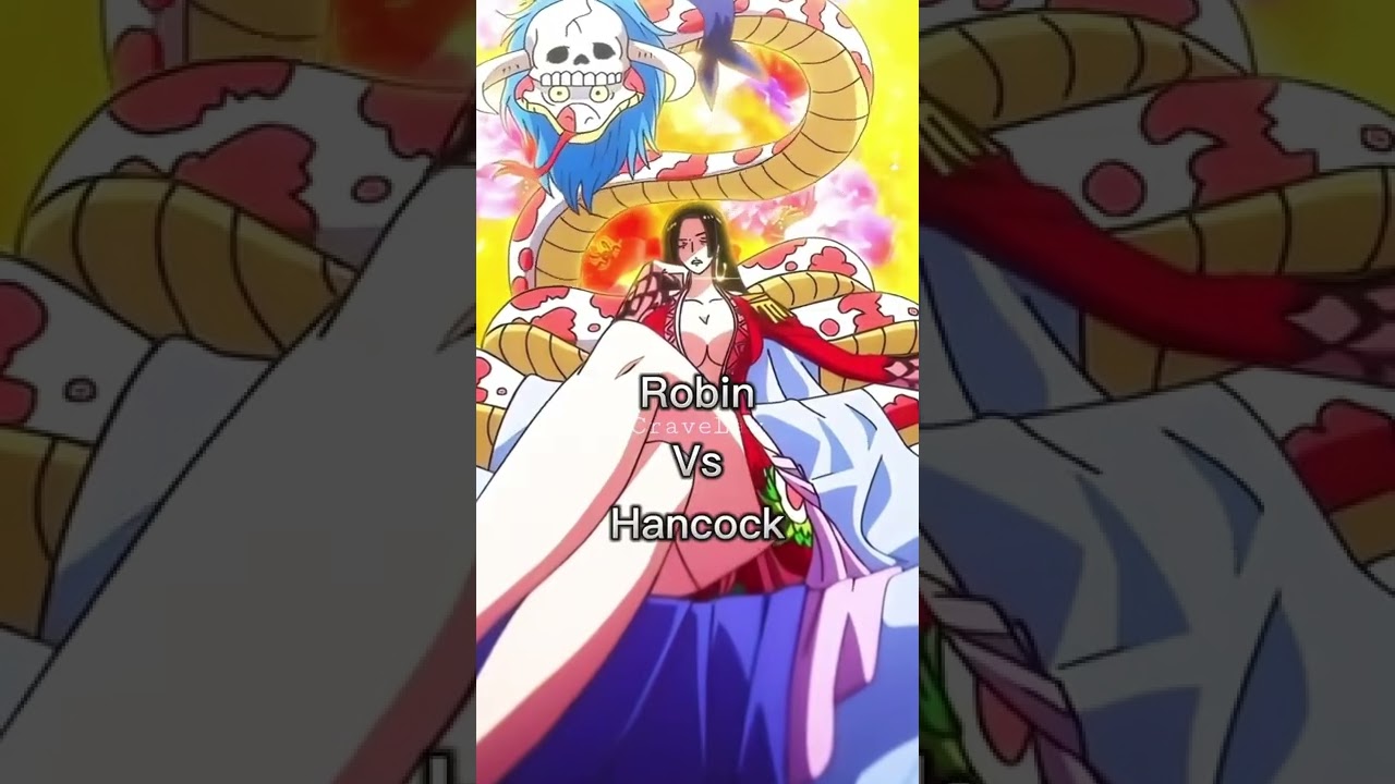 Nico Robin vs Boa Hancock 💜👀 (who is strongest) #shorts #anime # ...