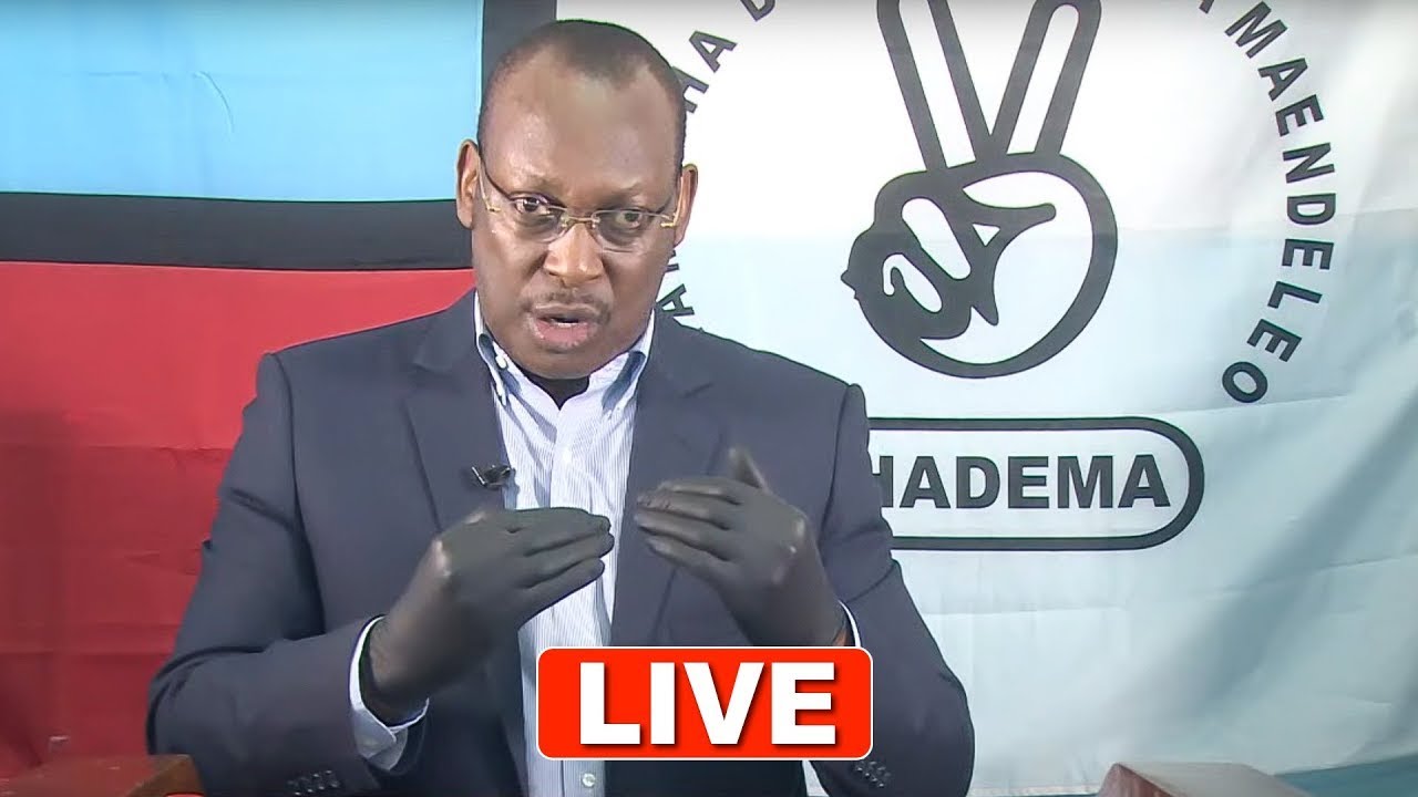 🔴LIVE: MHE FREEMAN MBOWE AZUNGUMZA NA TAIFA KUPITIA MTANDAO WA X - YouTube