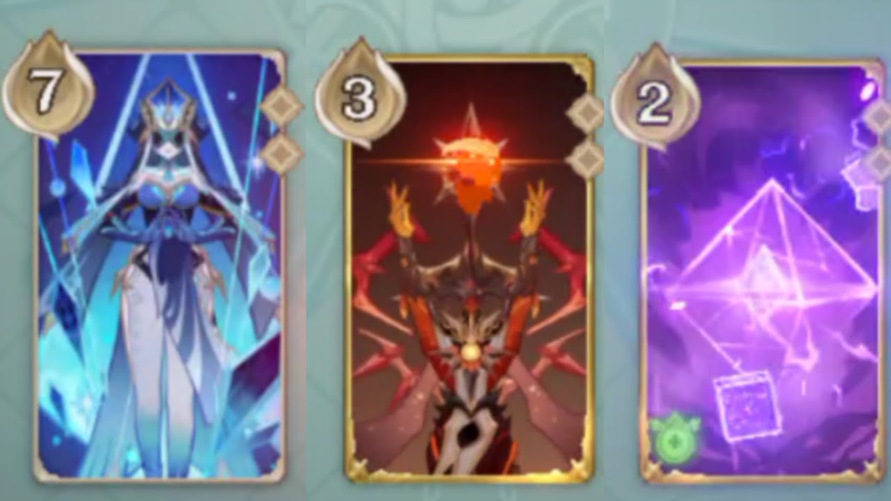 Spiral Abyss floor 12 in genshin tcg be like: - YouTube