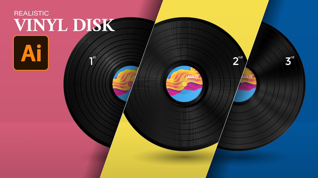 How to Create Vinyl Disk in Three Different Ways Adobe Illustrator Tutorial - YouTube how-to-create-vinyl-disk-in-three-different-ways-adobe-illustrator-tutorial-youtube