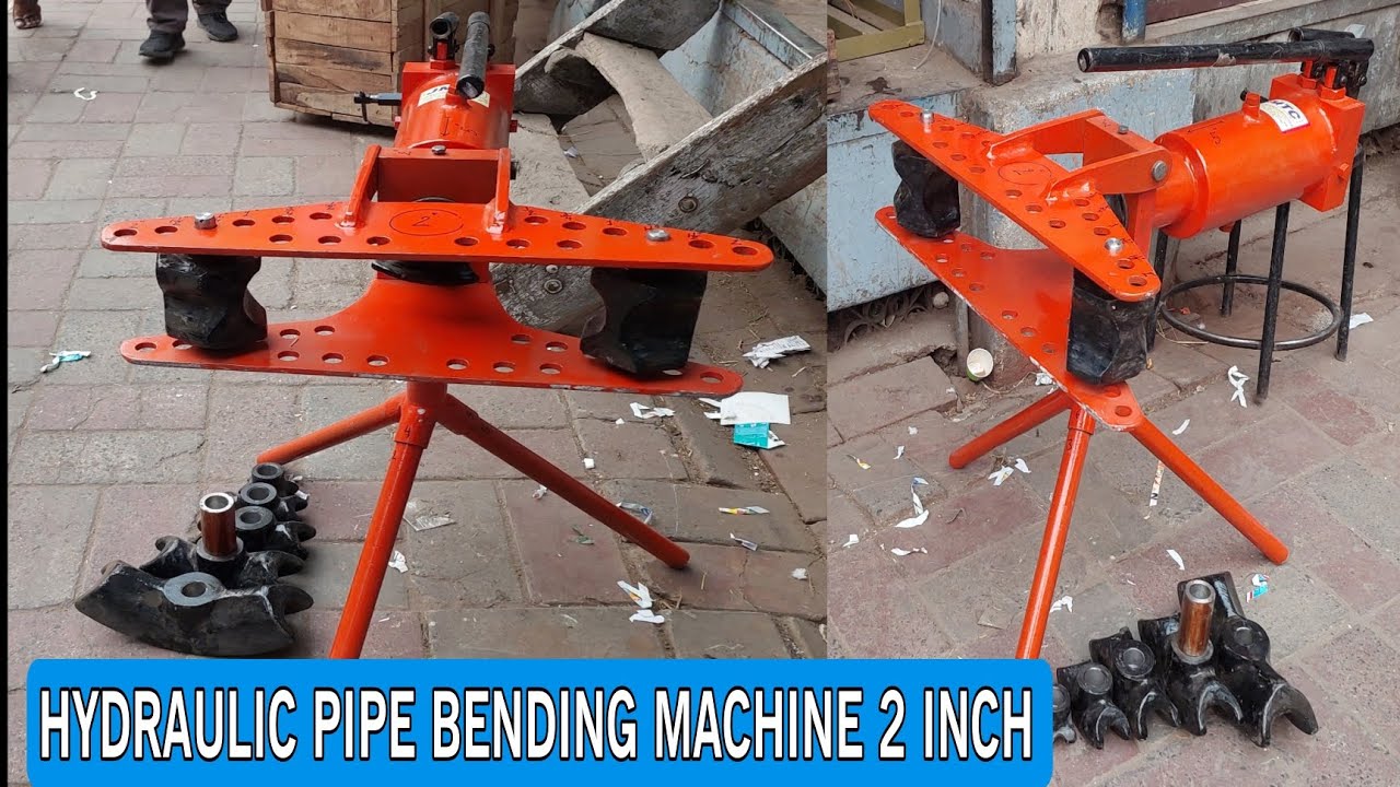 Manual Hydraulic Pipe Bending Machine | Hand Operated Pipe Bender - YouTube