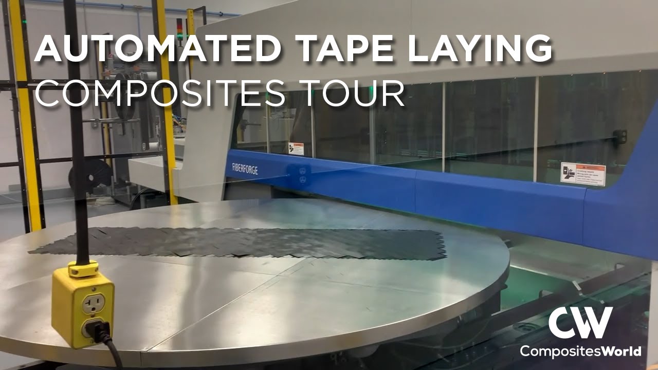 Automated Tape Laying | Tour of Victrex Composites Solutions - YouTube