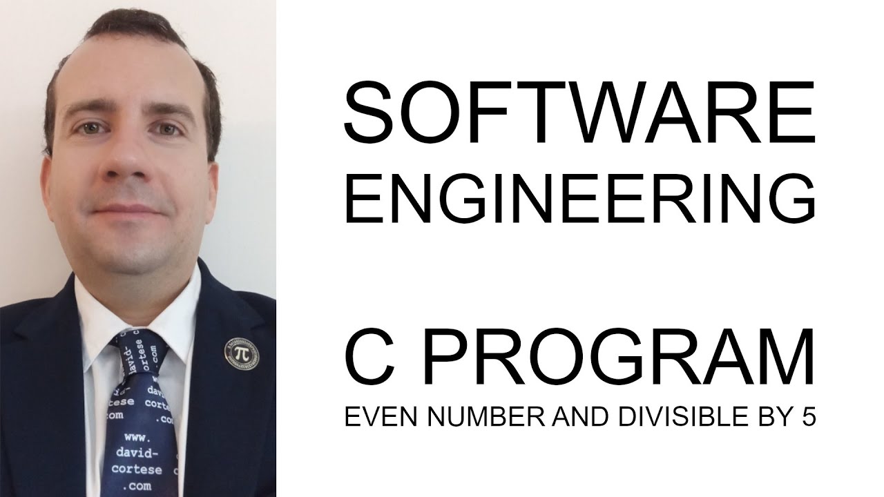 SOFTWARE ENGINEERING 🖥️ C PROGRAM 💻 EVEN NUMBER AND DIVISIBLE BY 5 ...