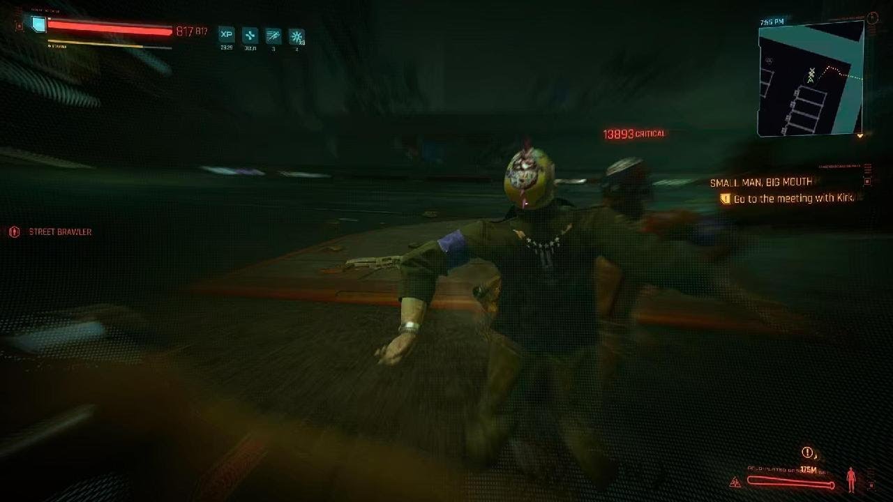 Cyberpunk 2077 -- Gold Baseball Bat -- 2x home run swing! - YouTube