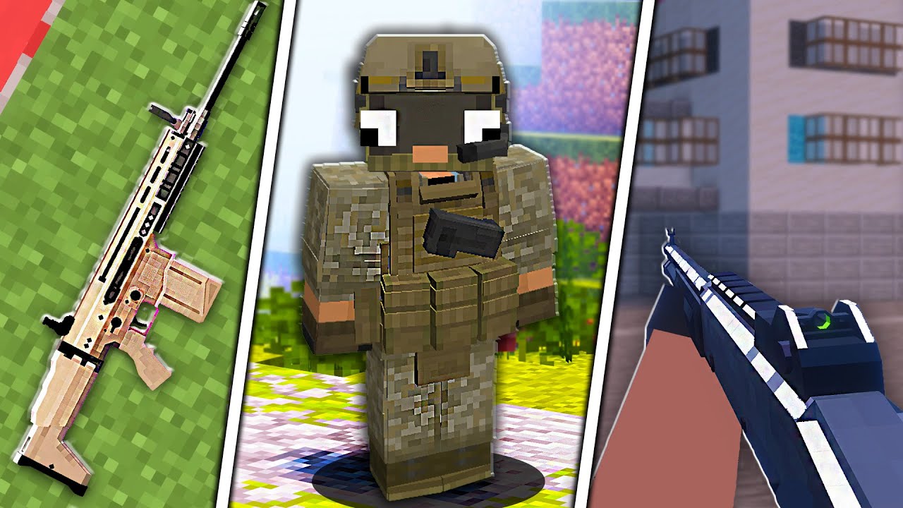 10 Amazing Minecraft Gun Mods For All Versions Forge And Fabric YouTube