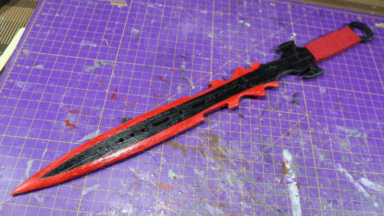 How to make Sword From Popsicle Stick - YouTube