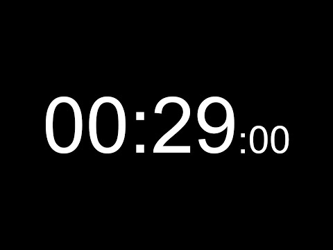 29 Second Timer (Sound Alert, Millisecond) | 29 Saniye Sayaç (Sesli Uyarı, Salise)