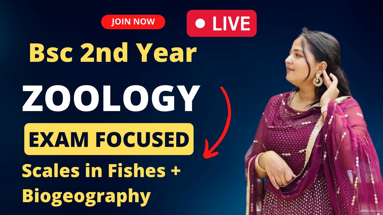 BSc 2nd Year Zoology || Scales in Fishes + Biogeography || 20 Marks 🔥 ...