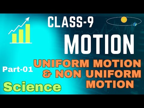 Motion Class-9🚴 Science Chapter no 7|uniform Motion & non-uniform ...