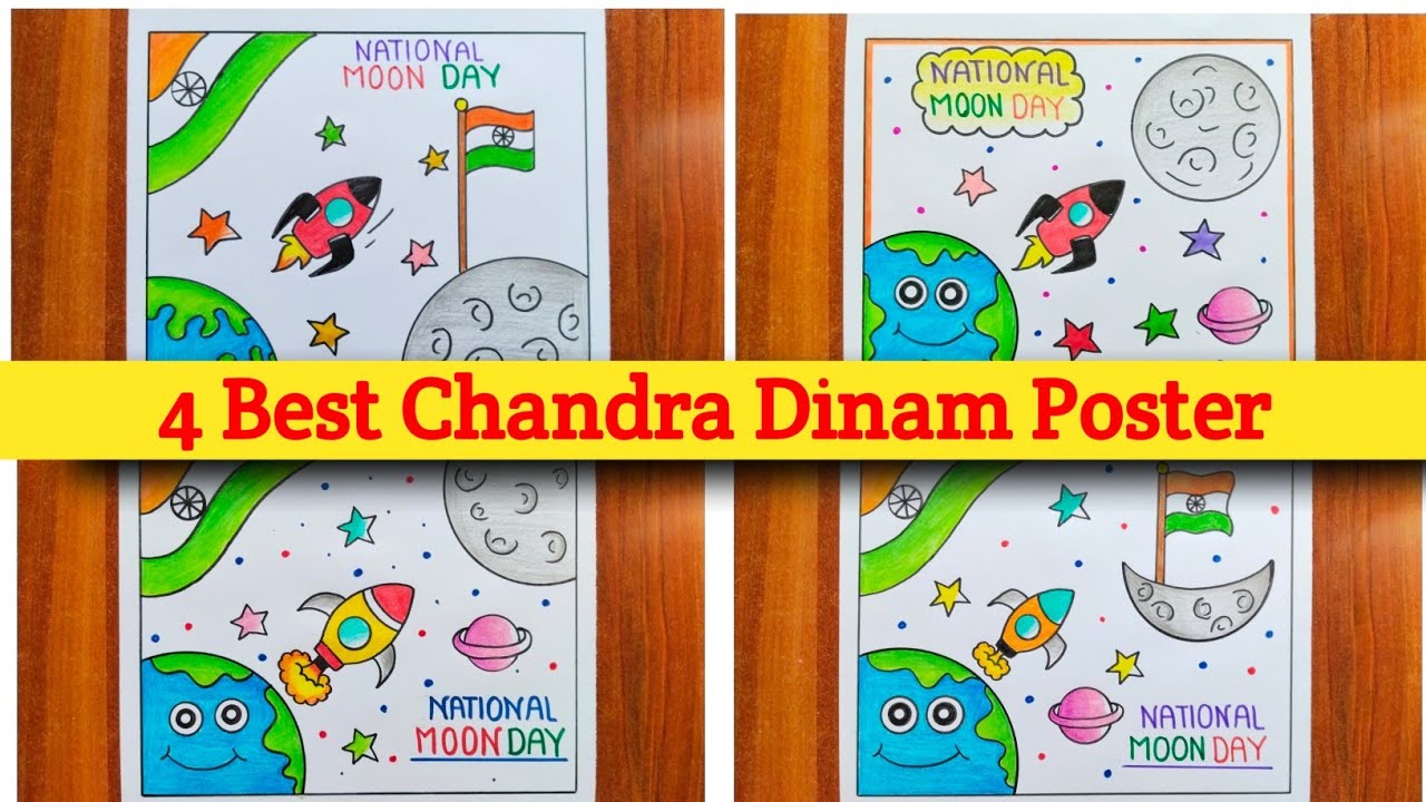 Chandra Dinam Poster Drawing Malayalam / Chandra Dinam Drawing ...