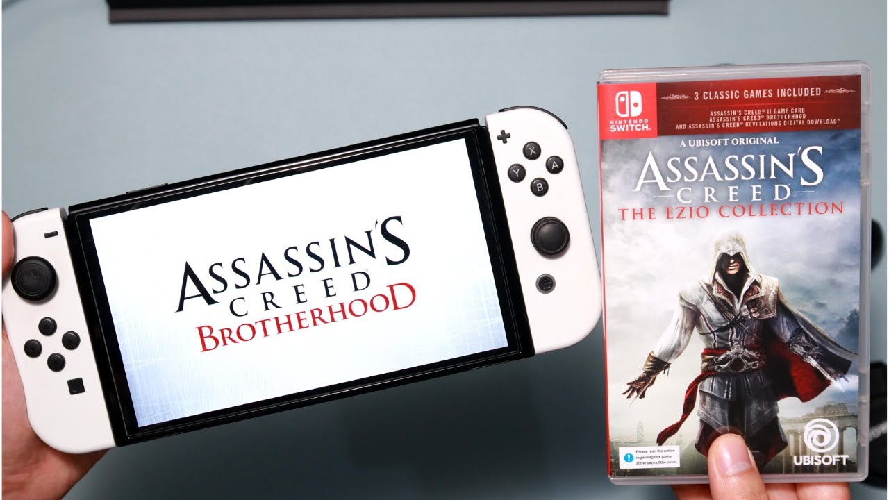 ASSASSIN CREED BROTHERHOOD NINTENDO SWITCH OLED - YouTube