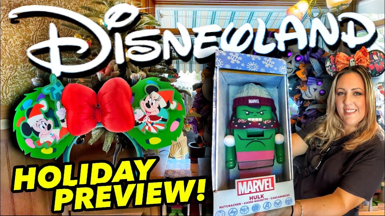 DISNEYLAND HOLIDAYS 2023 PREVIEW! Tons of Merchandise, Decorations ...