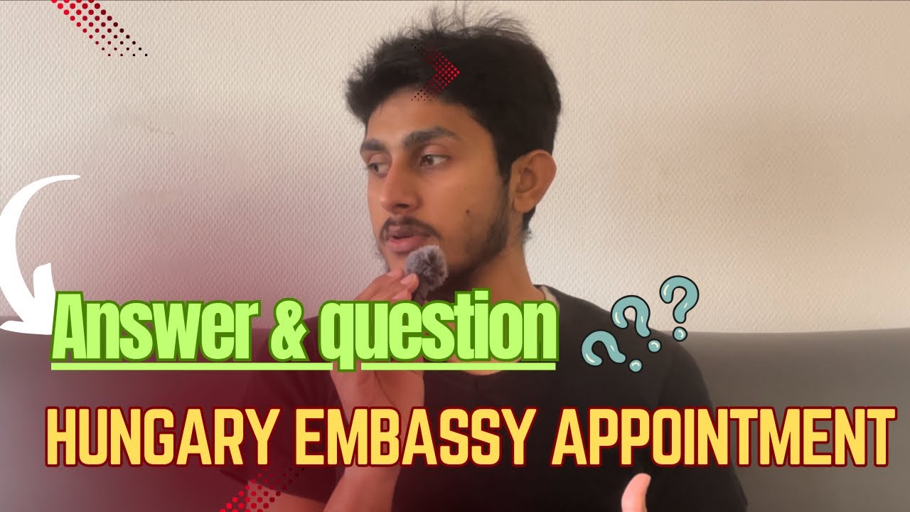 Hungry🇮🇪 embassy appointment | interview answers and questions | Hungry ...