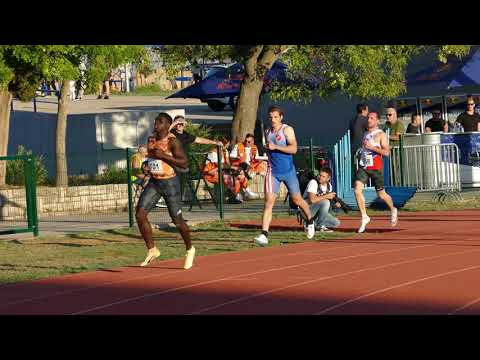 Elvis Afrifa (NLD) 100 m Men 10.77 1st Place International EAP Meeting Zadar 2021