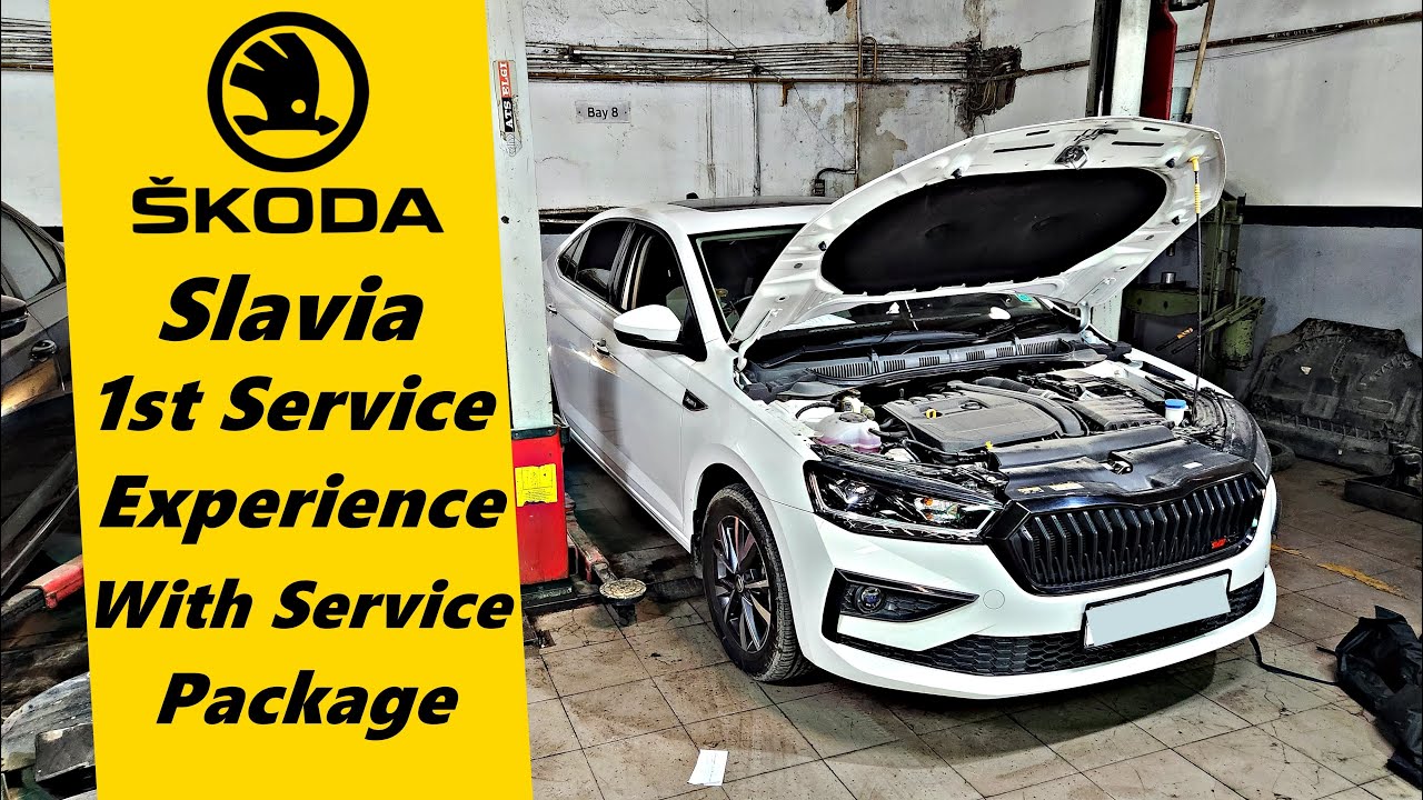 Skoda Slavia 1st Service Experience With Service Package - YouTube