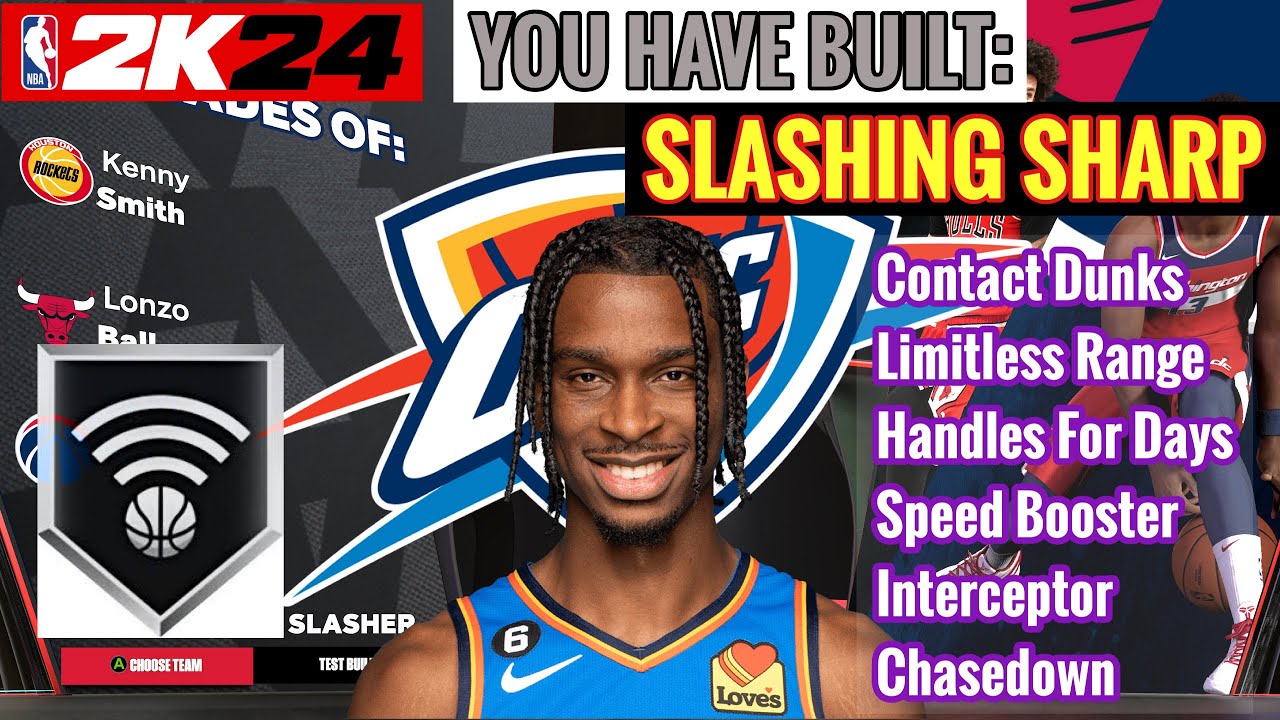 *NEW* META 4-WAY SLASHING SHARP PG on NBA 2K24 is GAME-BREAKING ...