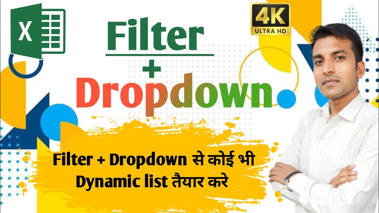 Filter Dropdown In Excel Raj Computers Raj Sir Youtube