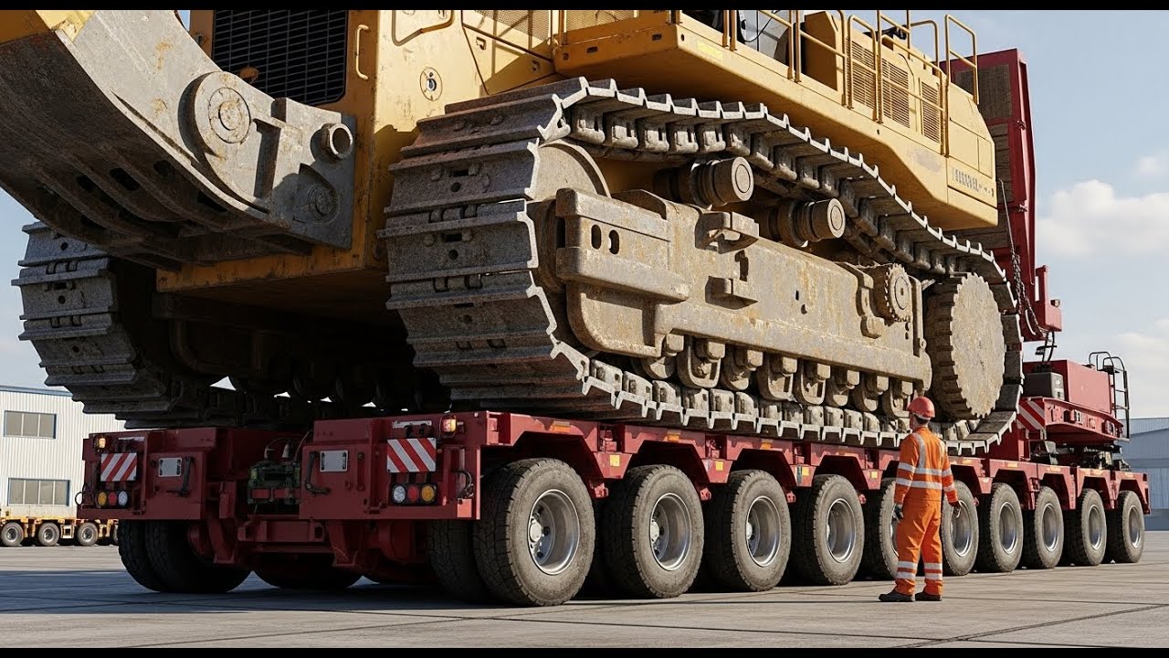 Extreme Transport Handling the Biggest Oversized Loads - YouTube
