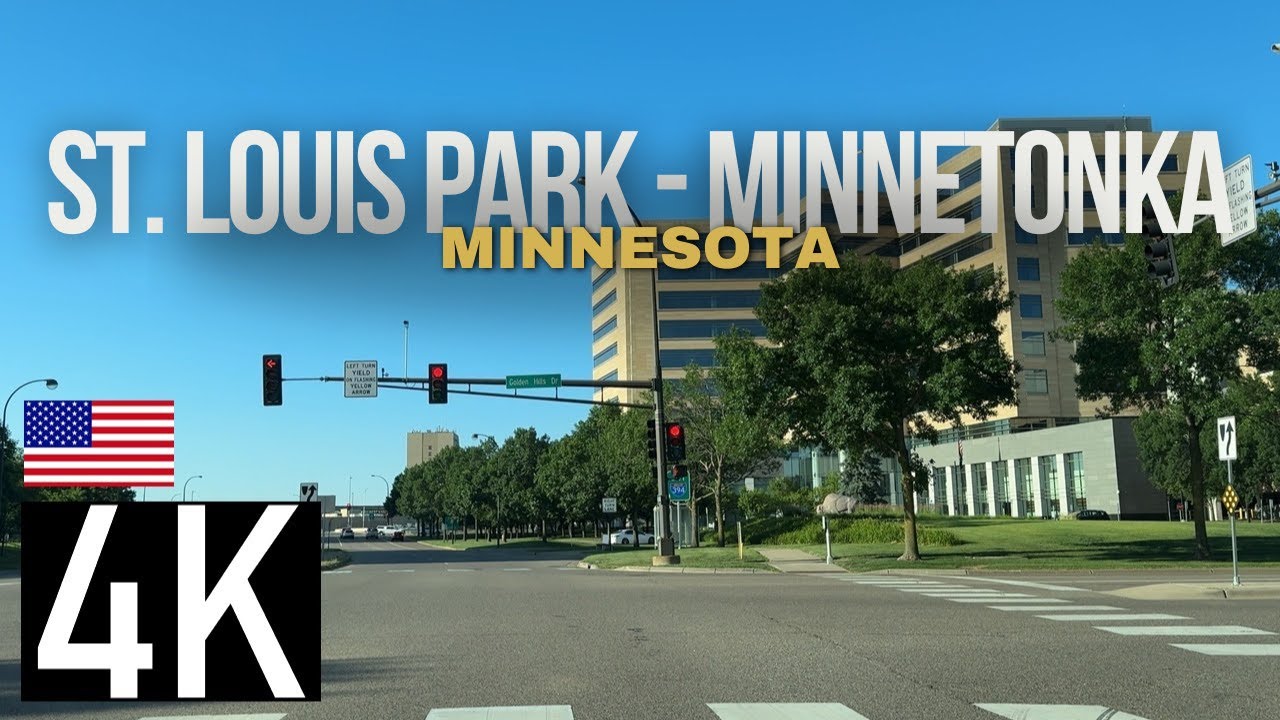 Road Tour of St. Louis Park & Minnetonka, Minnesota in 4K - Minneapolis ...