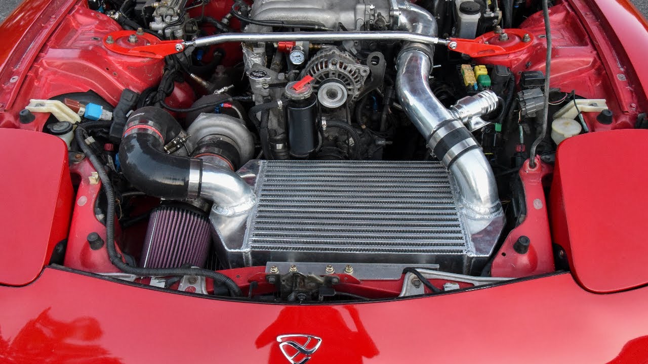 Installing the V Mount Intercooler/Radiator - FD RX7 Build Part 2 - YouTube