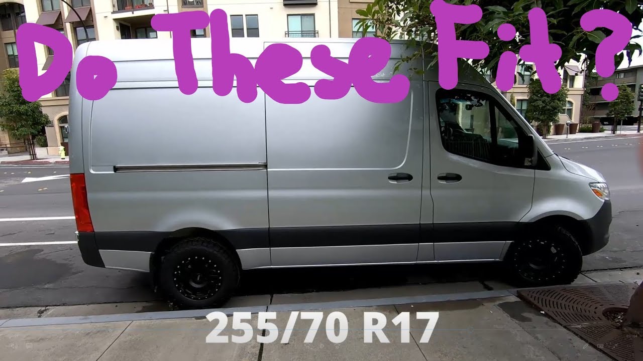 What's The Biggest Tire That ACTUALLY Fits on a 2019 Mercedes Sprinter ...