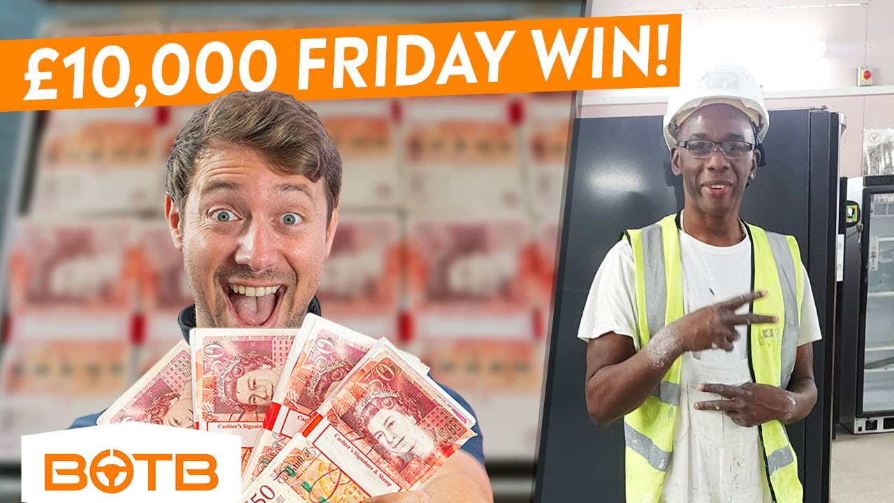 Imagine Winning £10,000... AT WORK! BOTB Winner - YouTube