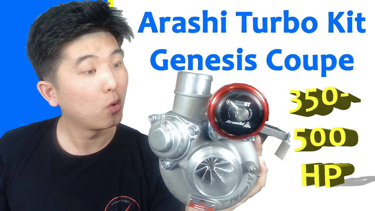 Product Overview: Arashi Turbo Kit for Genesis Coupe 2.0T 350-500 hp ...