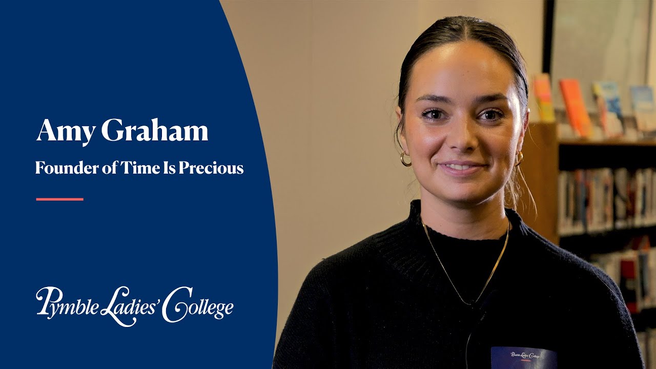 Amy Graham, Founder of Time Is Precious, at the Careers Expo 2023 ...