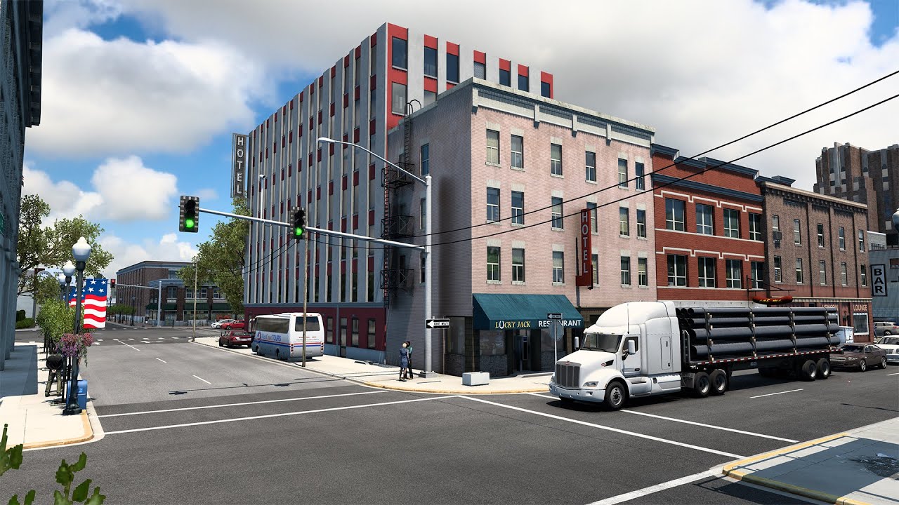 The Loco City 1:1 - American Truck Simulator Map - YouTube