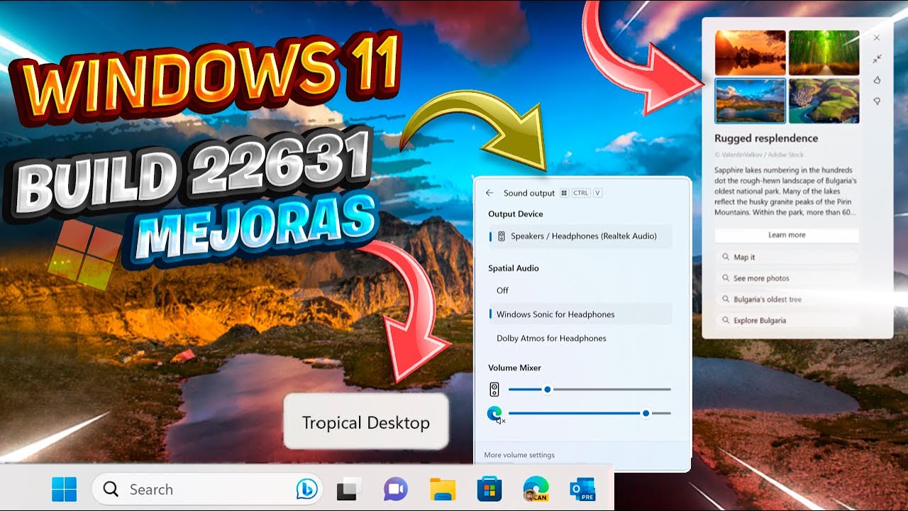 LANZAN! Windows 11 BETA Build 22631 / Muchos CAMBIOS y MEJORAS - YouTube