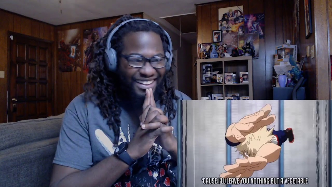 BAKUGO VS VEGETA RAP BATTLE | RUSTAGE ft Shwabadi [Reaction] - YouTube