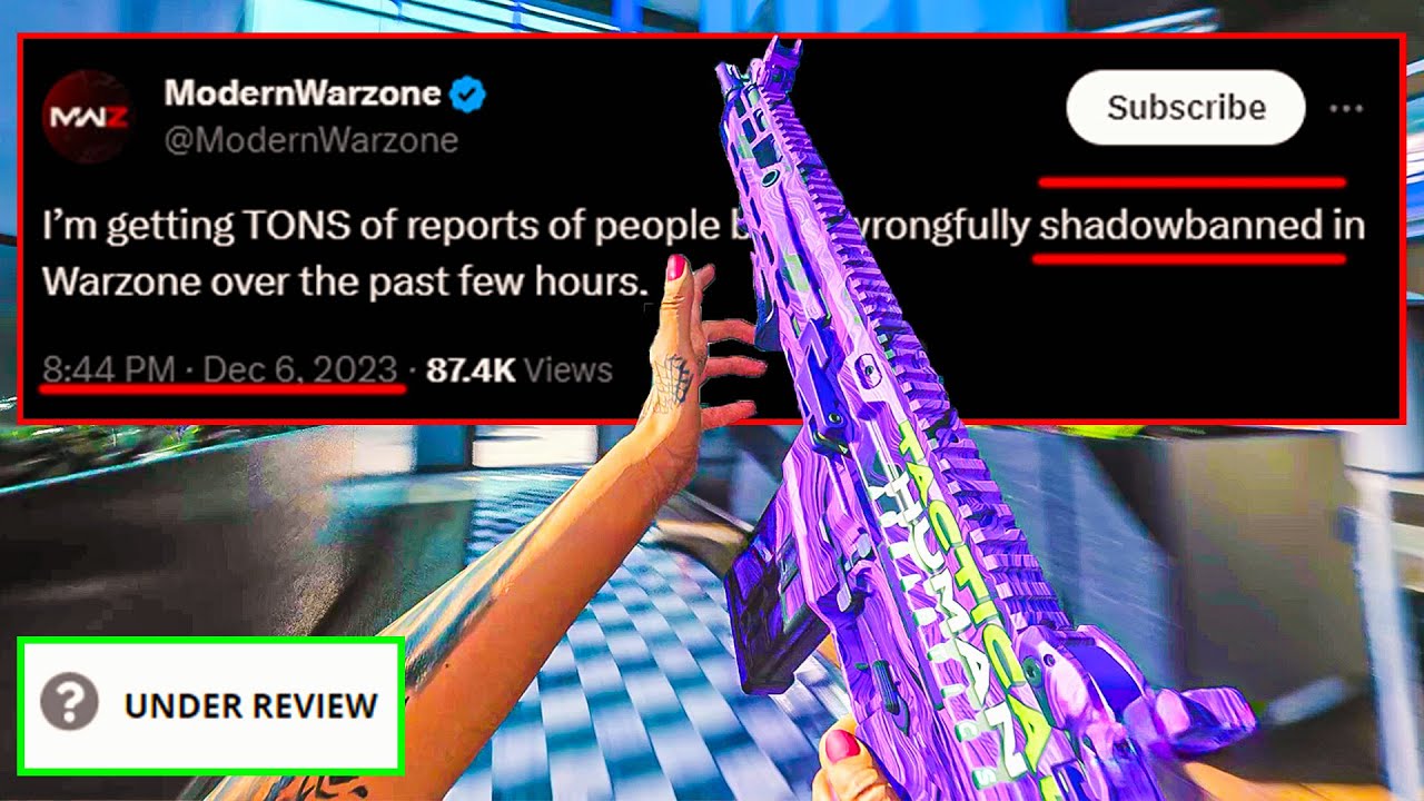 MODERN WARFARE 3 SHADOW LOOP HAS STARTED! SPAM REPORT? (UNDER REVIEW) - YouTube