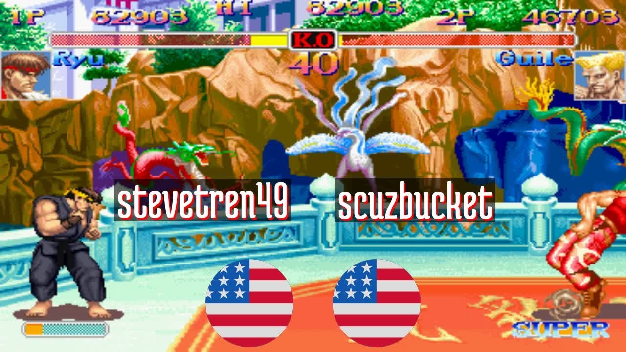 @ssf2xjr1: stevetren49 (US) vs scuzbucket (US) [Super SF II X ssf2x ...