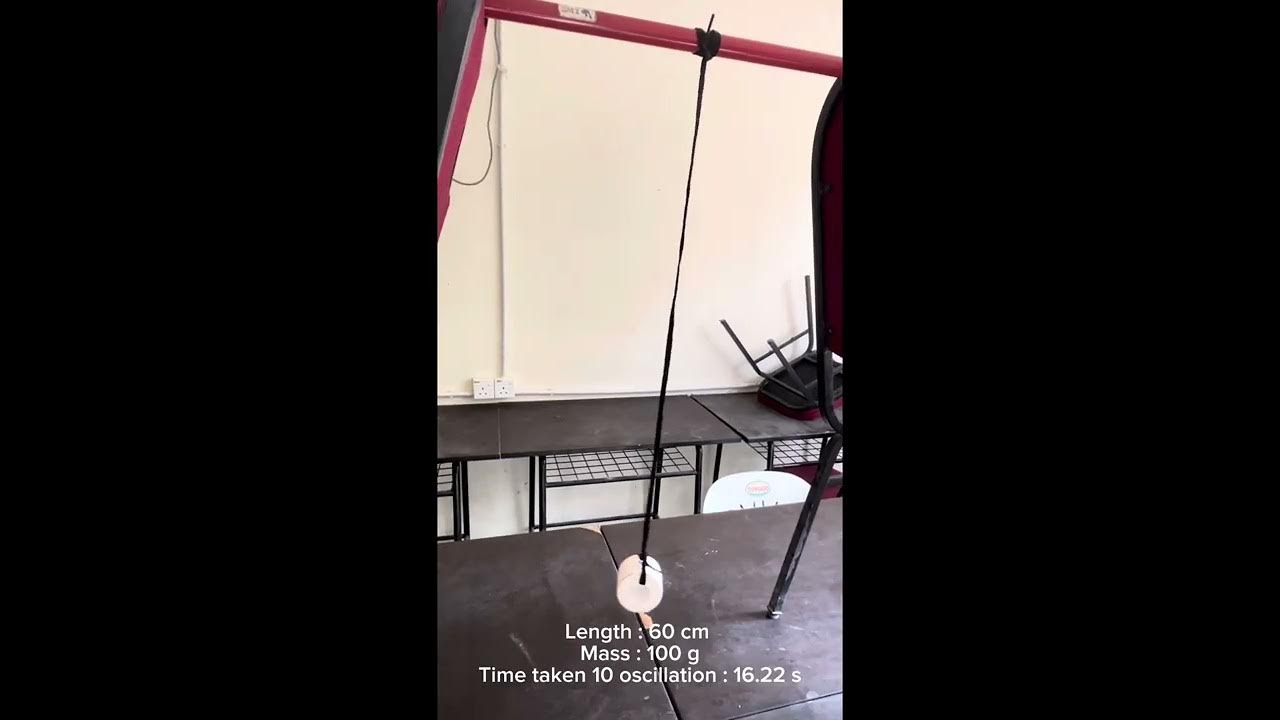 Simple Pendulum Experiment - YouTube