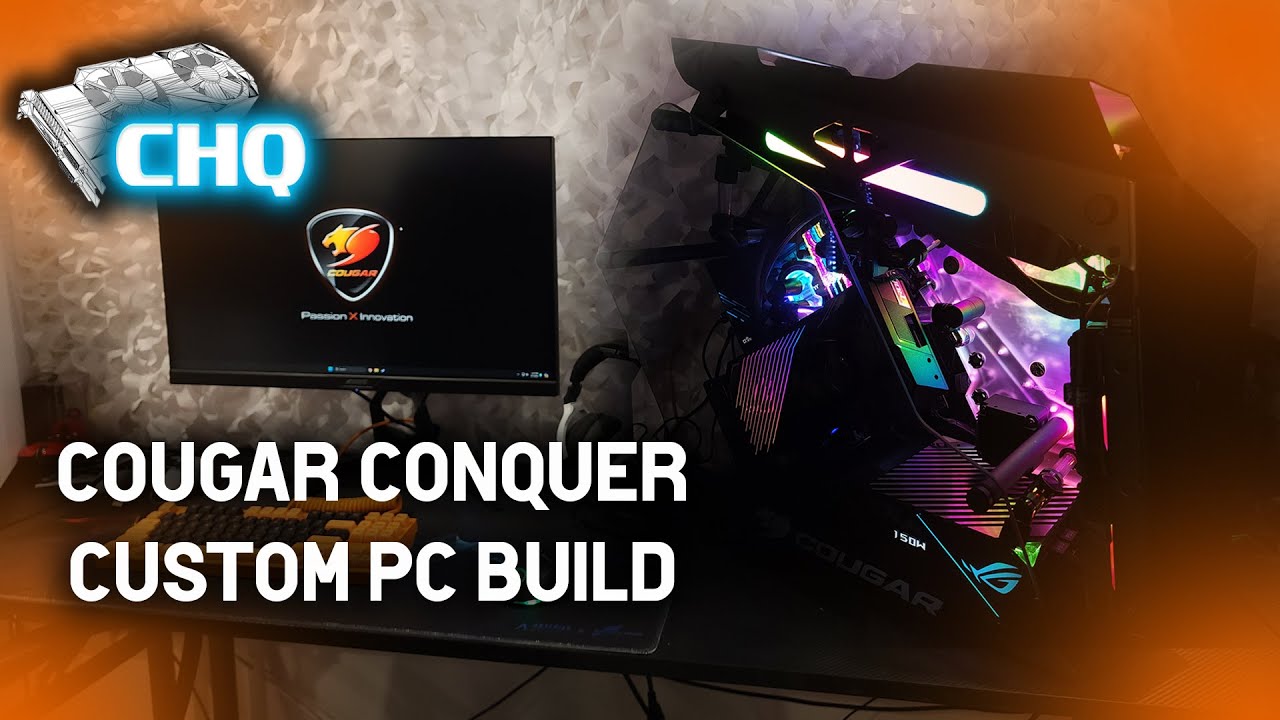 $6500 Cougar Conquer Custom Loop PC - CHQ Lan Center Ep 6 - YouTube